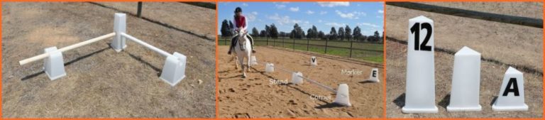 Dressage Markers (60cm) | Pro Equestrian Surfaces Australia